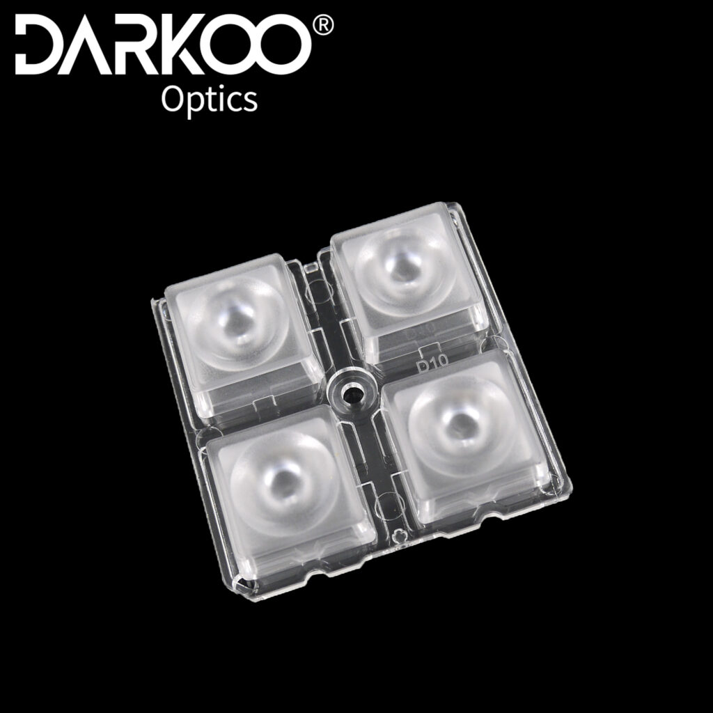 Square Lenses Led Outdoor Streetlight Len 4H1 Lamp Beads 50x50mm High ...